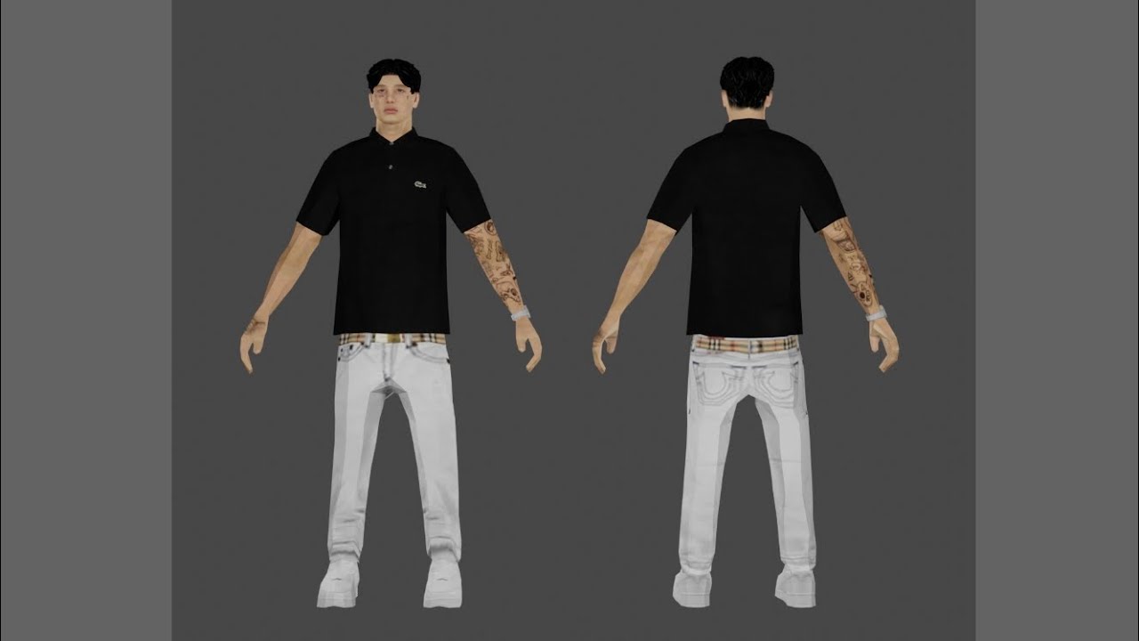 SHARE MOD SKIN GTA SA/SAMP | SKIN GANTENG ABISSSS - YouTube