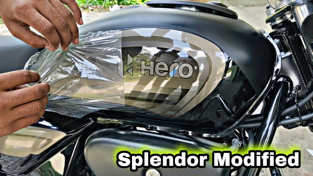 Hero Splendor Modified || Firoz Redium Art - YouTube