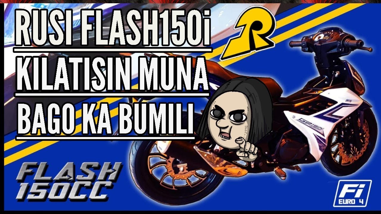 KILATISIN BAGO BILHIN | RUSI FLASH 150i | FULL SPECS REVIEW | ft ...
