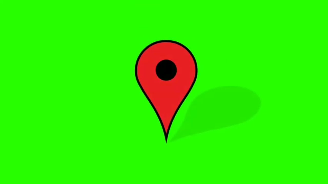 Map pin green screen video | Green screen map pin effect | Green screen ...
