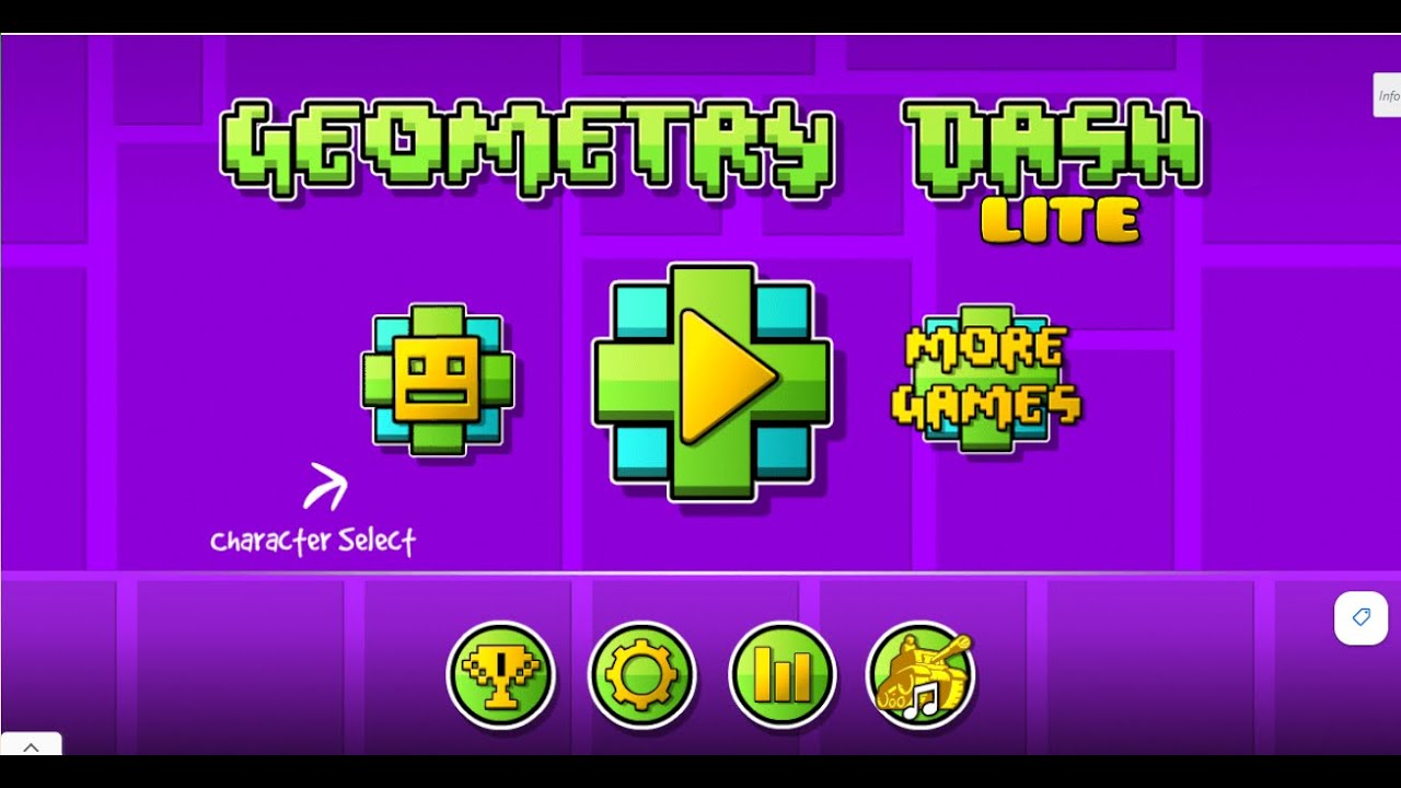 Playing all Geometry Dash Lite levels. (Part 1) - YouTube