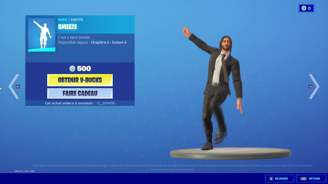 Fortnite SMEEZE Emote Showcase! - YouTube