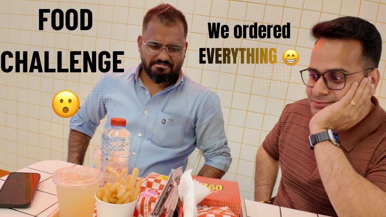 FULL MENU CHALLENGE at B60 Burgers 🍔🔥 ഷാർജയിൽ ഇത്ര വലിയ ചാലഞ്ച് ...