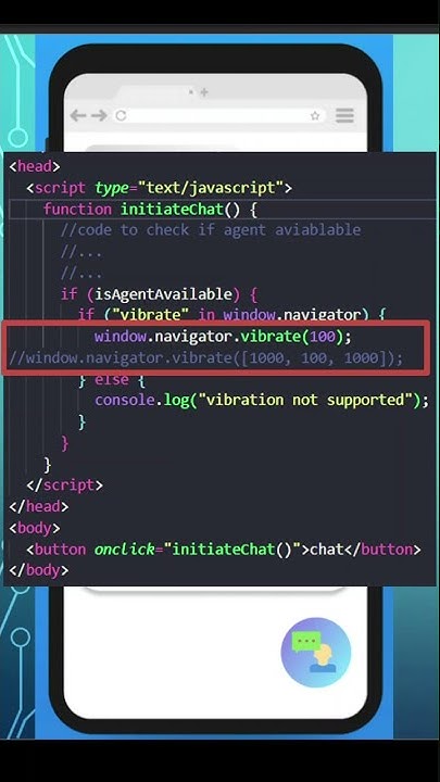 Vibration API in #JavaScript #shorts - YouTube