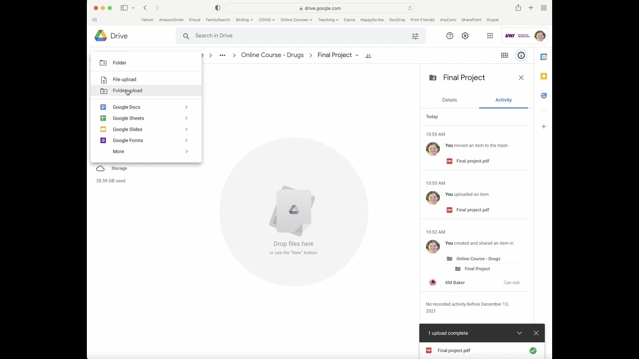 How To Upload A Document Into A Shared Google Folder YouTube How To Upload A Document Into A Shared Google Folder YouTube