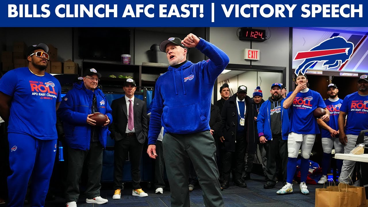 Postgame Victory Speech Following Buffalo Bills Fifth-Straight Division ...