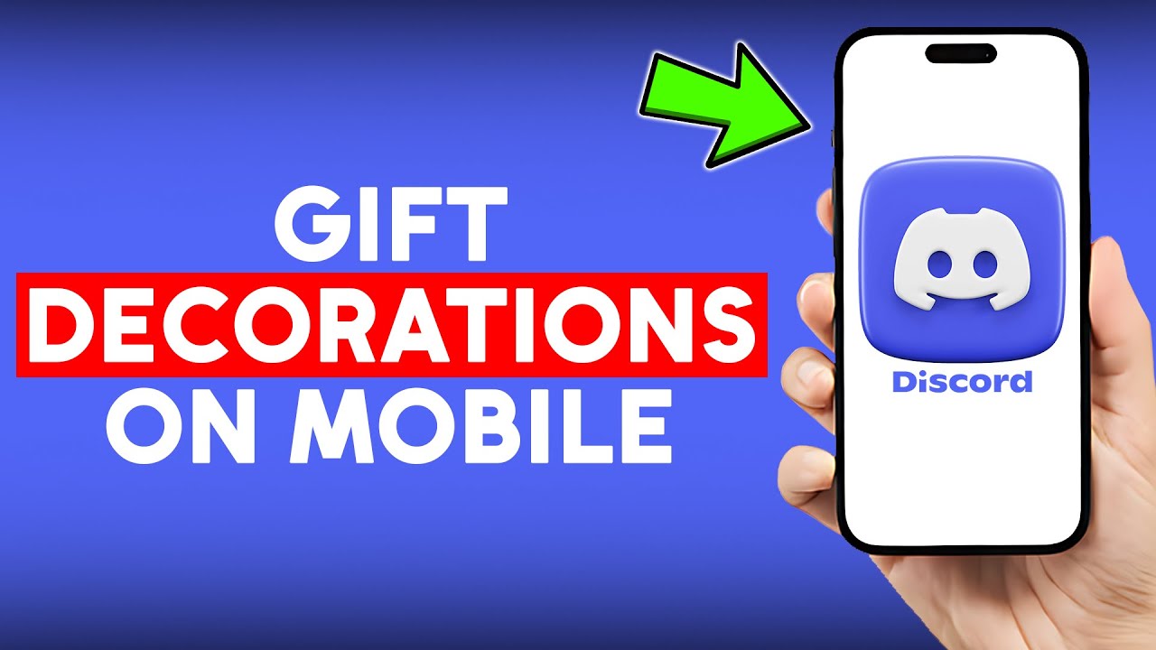 How to Gift Decorations on Discord Mobile - YouTube