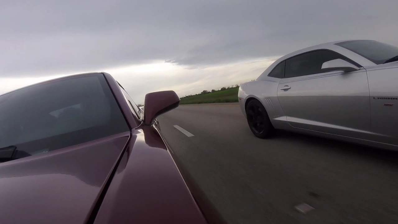 camaro l99 vs ls3 camaro full bolt on we race at 50 roll - YouTube