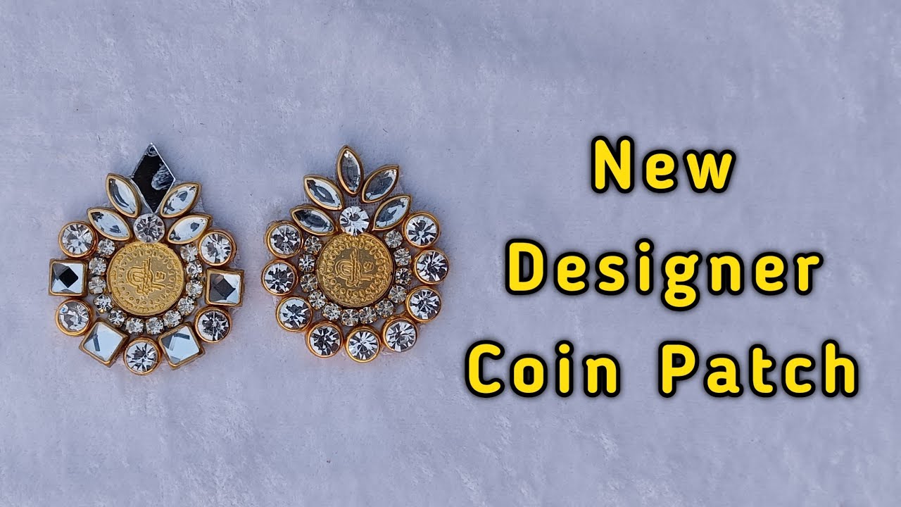 New Design Coin Patch || Hand Work Patch || Hand Embroidery || - YouTube