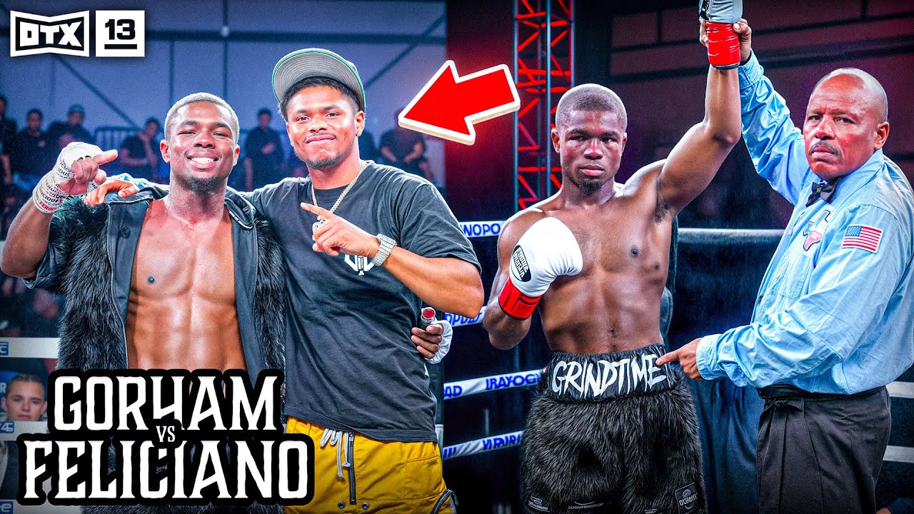 SHAKUR PULLED UP TO HIS FIGHT 👀🔥 Breyon Gorham vs Luis Feliciano FULL ...