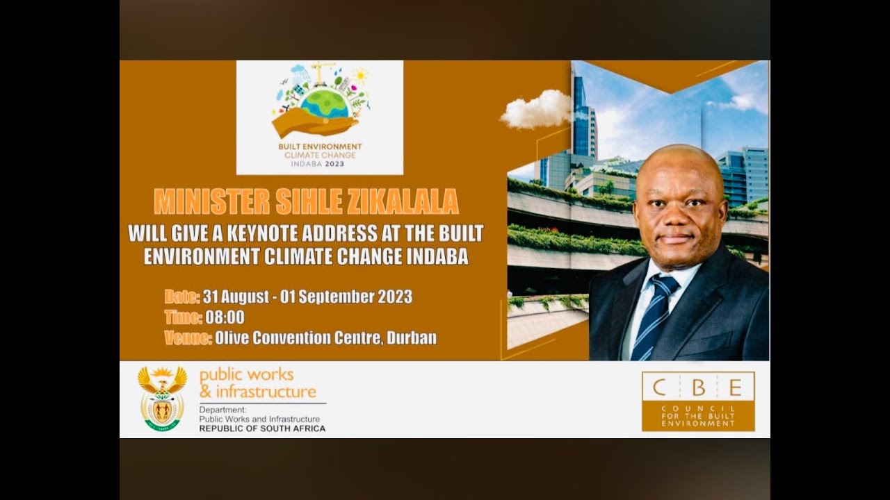 BUILT ENVIRONMENT CLIMATE CHANGE INDABA - DAY 1 - YouTube