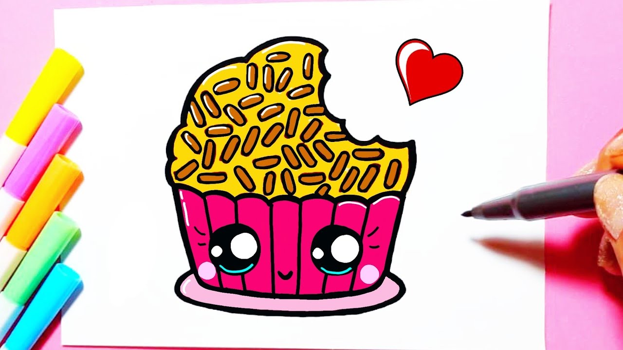 How to draw Kawaii CHOCOLATE BRIGADIER | Como desenhar BRIGADEIRO ...