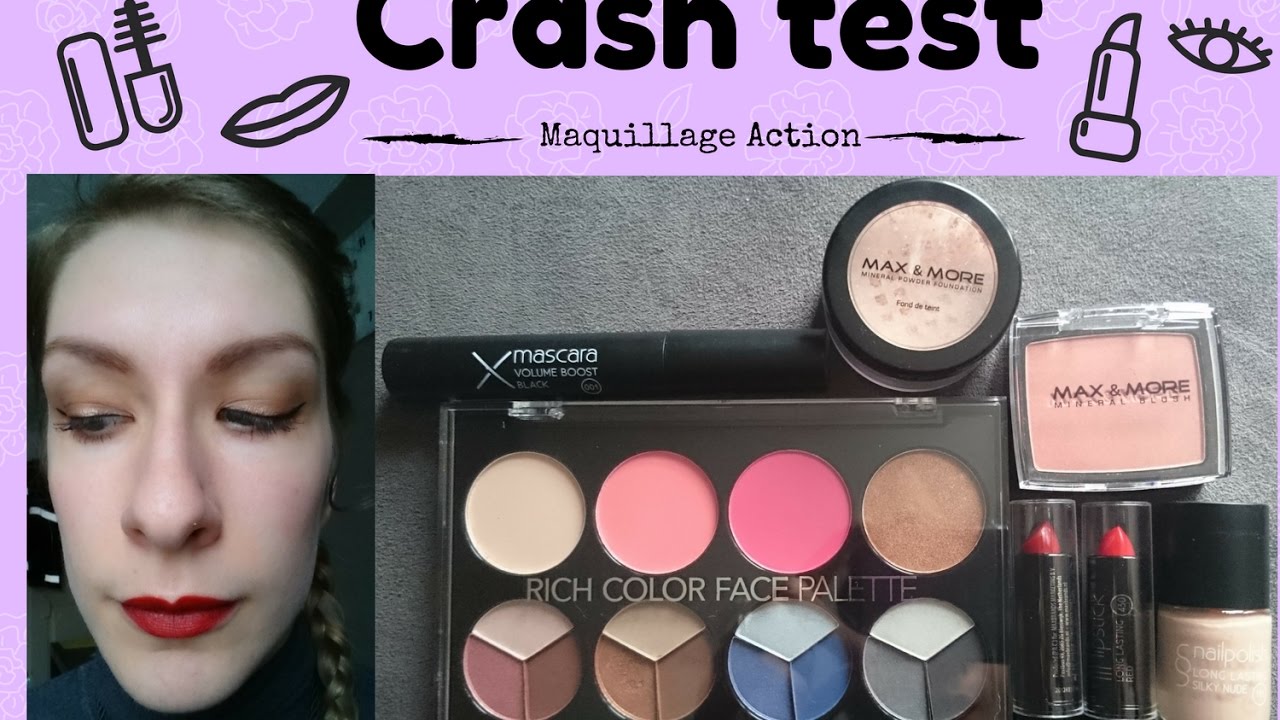 Crash test Make up Action 💄😏 - YouTube
