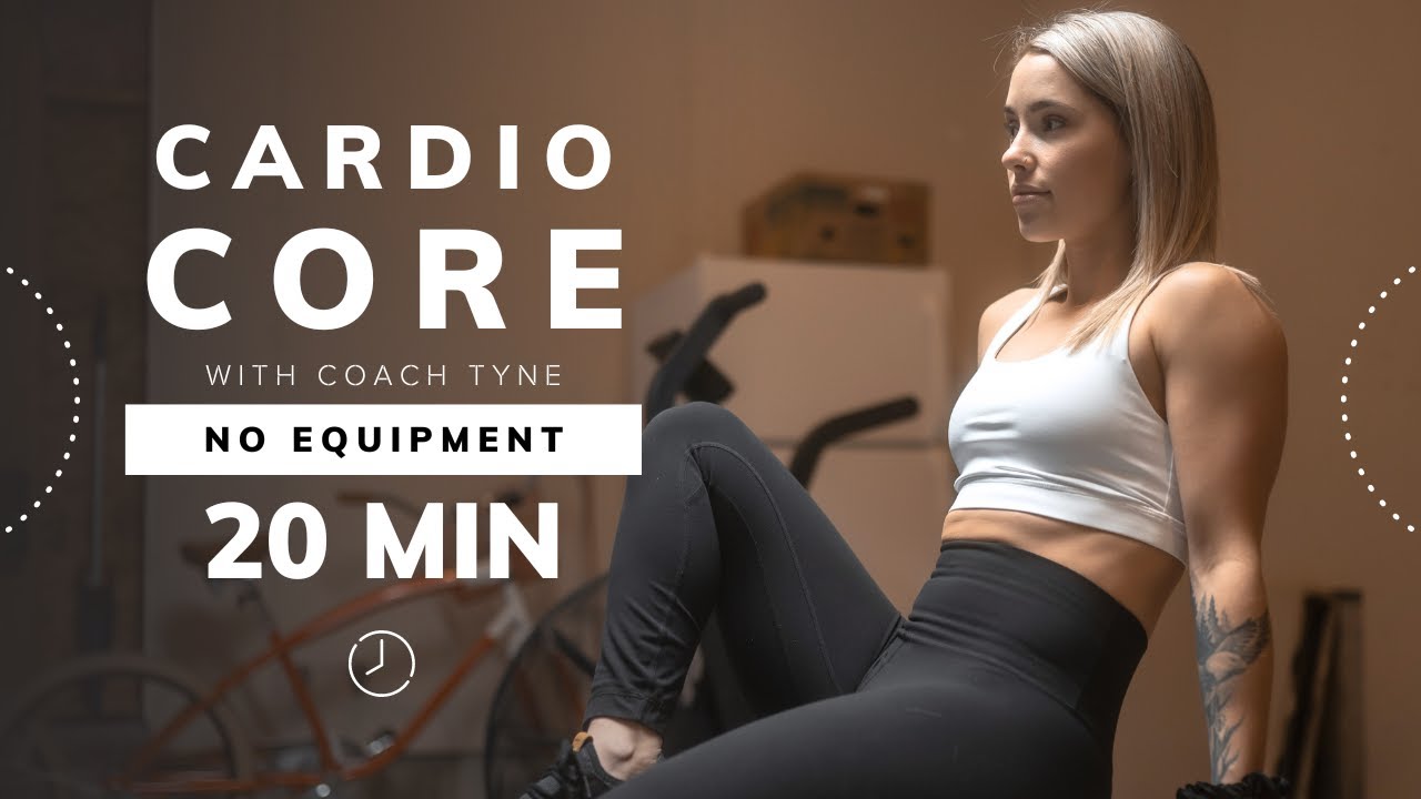 20 Min CARDIO CORE Workout At Home - YouTube