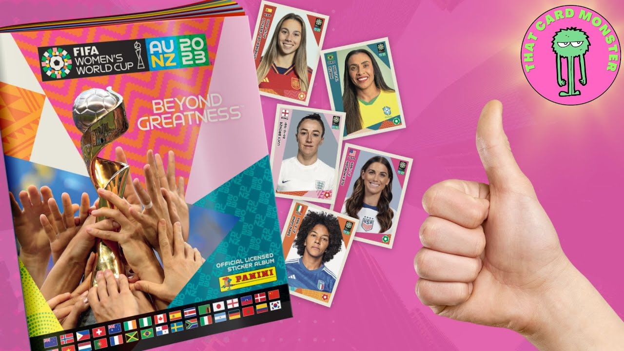I open a Panini Women's World Cup 2023 album starter pack - YouTube