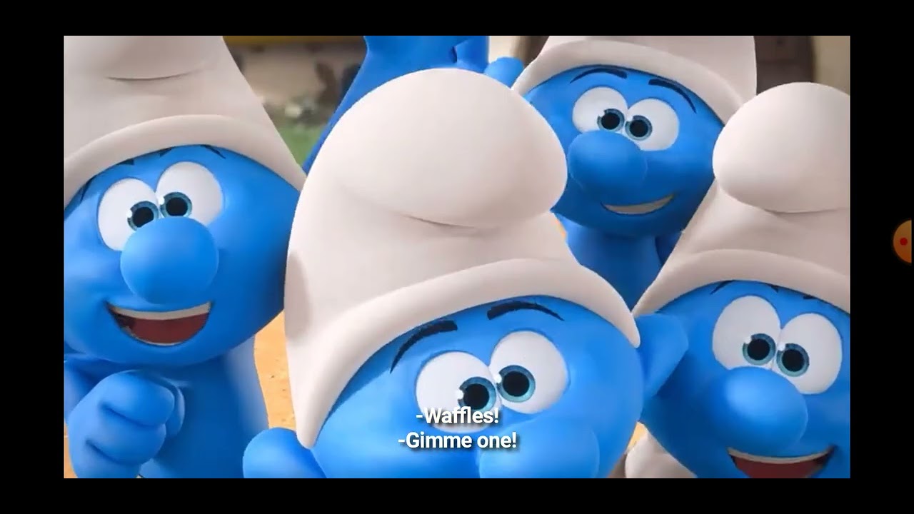 The Smurfs 3D (2021) - Chef spy on Lily to make what inside her Waffles ...