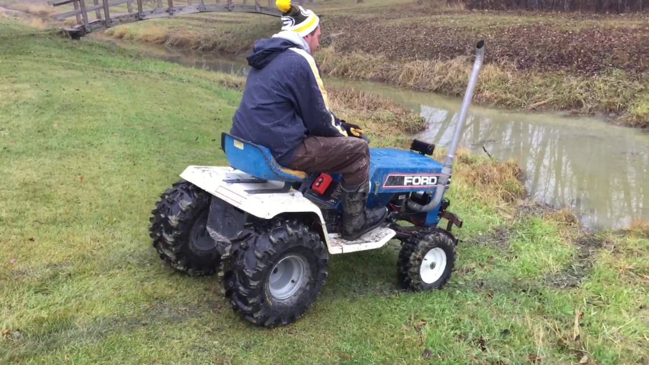 Ford mud mower - YouTube