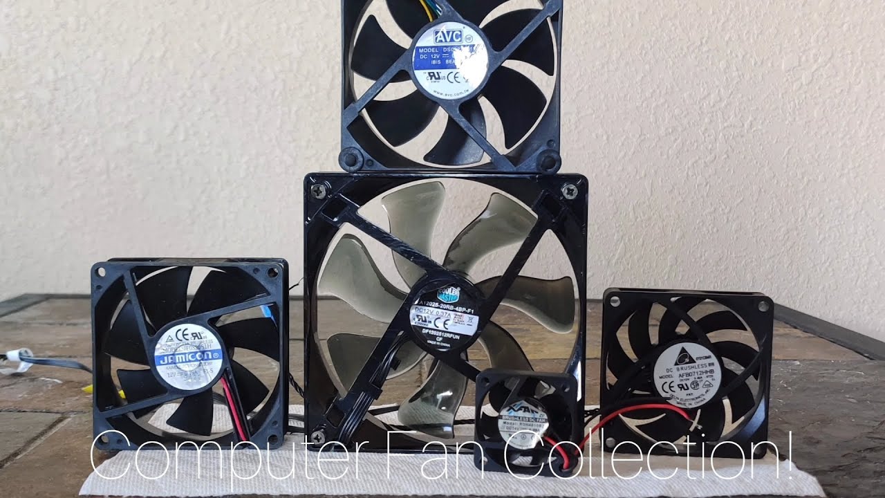 My Collection of Computer Fans! - YouTube