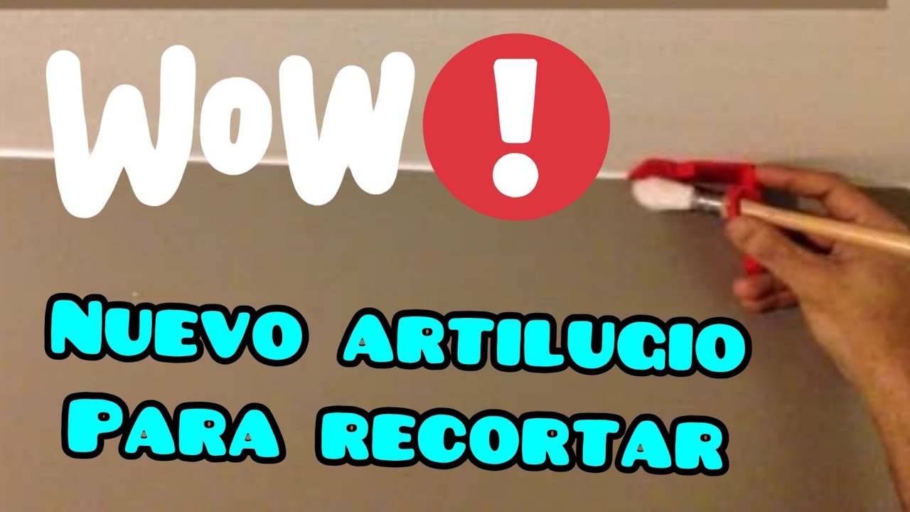 Nuevo utensilio para recortar paredes y techos sin esfuerzo - YouTube