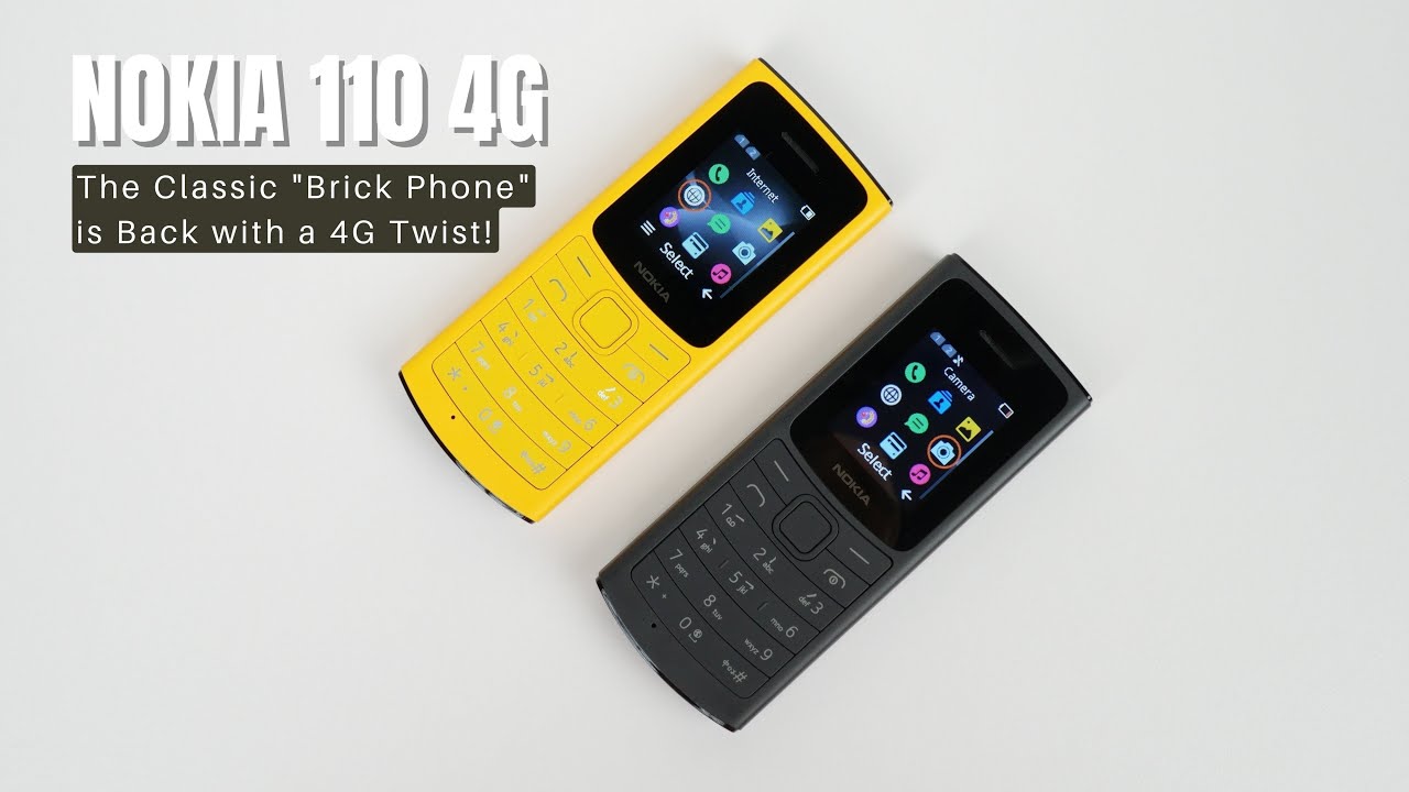 Nokia 110 4G (2021) Unboxing: The Classic "Brick Phone" is Back with a ...