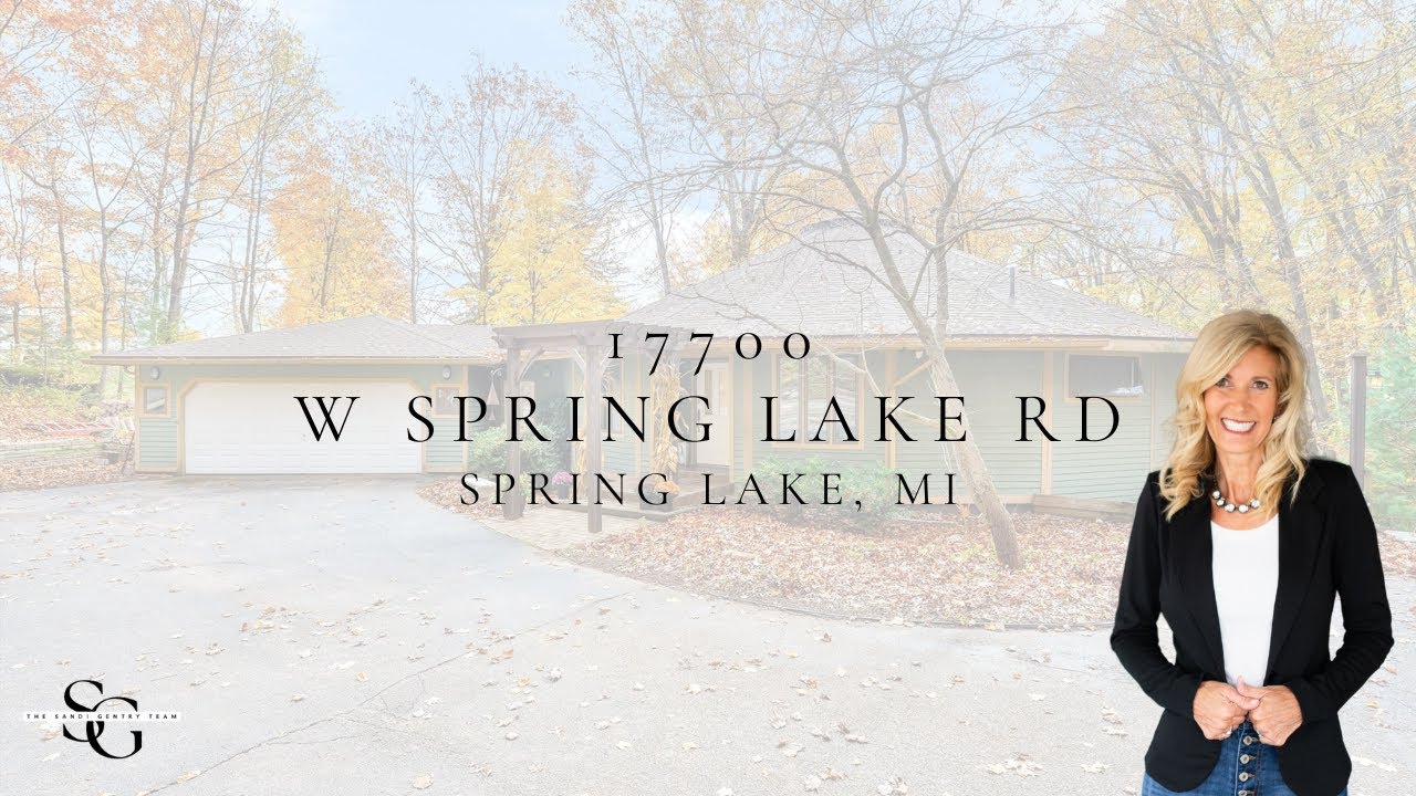 UNIQUE WALKOUT | 17700 W Spring Lake Rd, Spring Lake, MI - YouTube