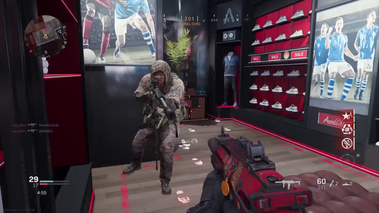 NUKE Call Of Duty Modern Warfare MP7 & Kar98 - YouTube