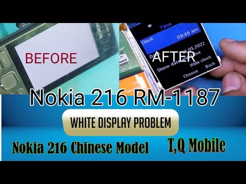 #Nokia 216 RM-1187 white display solution #RM1187#Nokia216 display ...