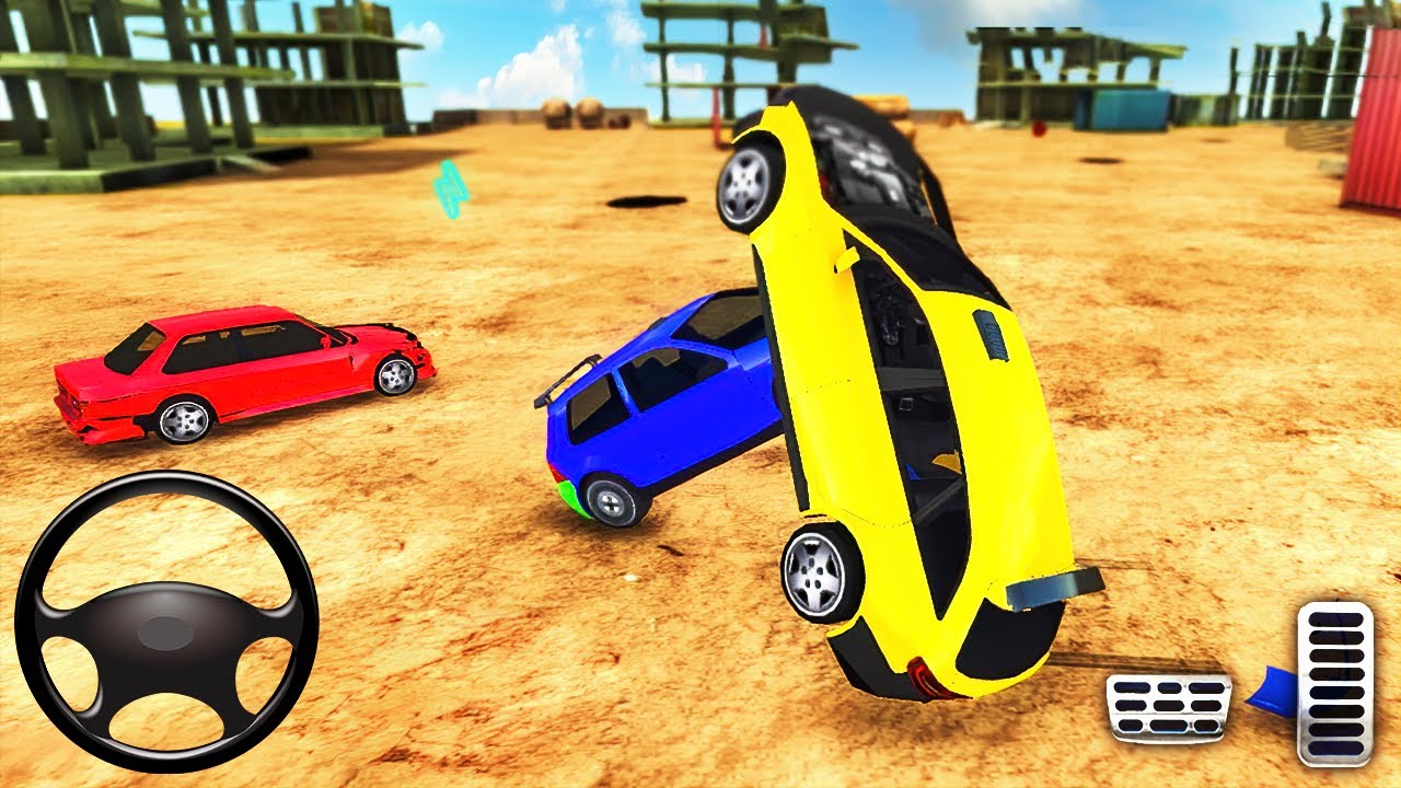 Car Crash Demolition Derby Arena Game 2022 - Android Gameplay - YouTube