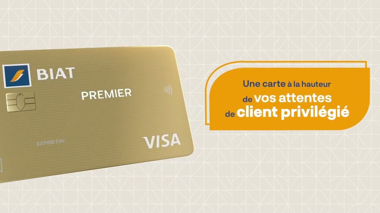 Carte VISA Premier BIAT - YouTube