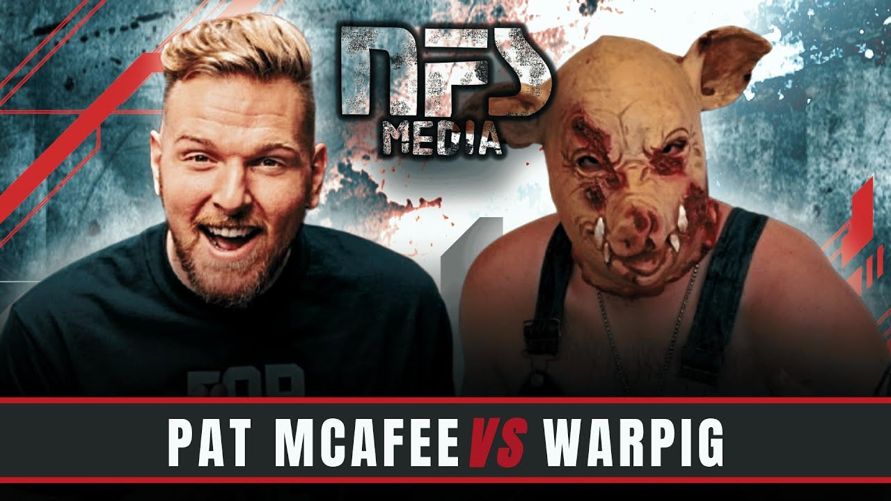 Pat McAfee VS Warpig #patmcafeeshow #patmcafee #wrestling #wwe #wweraw ...