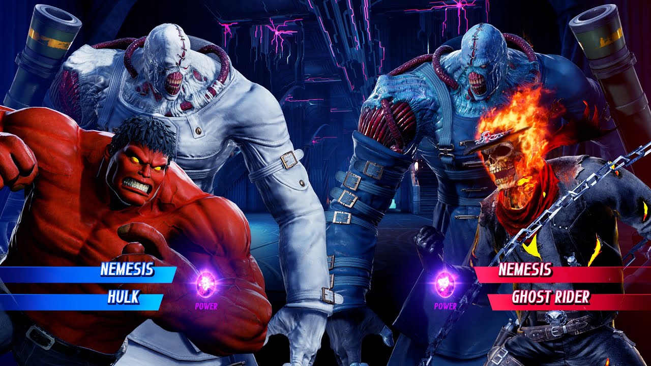 Nemesis & Red Hulk vs Nemesis & Ghost Rider (Very Hard) - Marvel vs ...