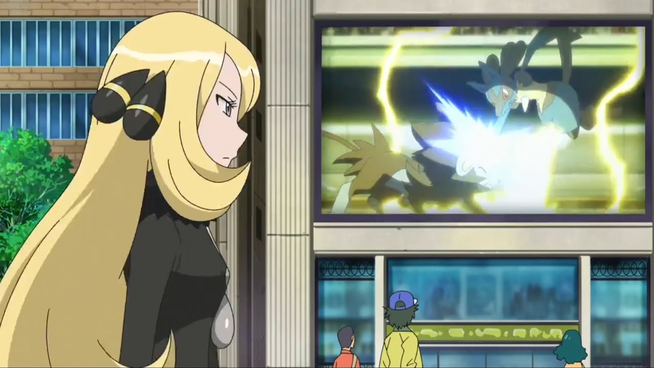 Pokémon Journeys Cynthia Return's - YouTube