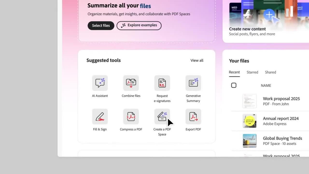 Streamline PDF Creation and Workflows with AI Insights in Acrobat ...
