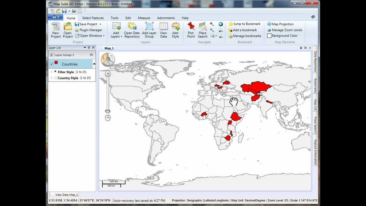 Map Suite GIS Editor: Filter Style - YouTube
