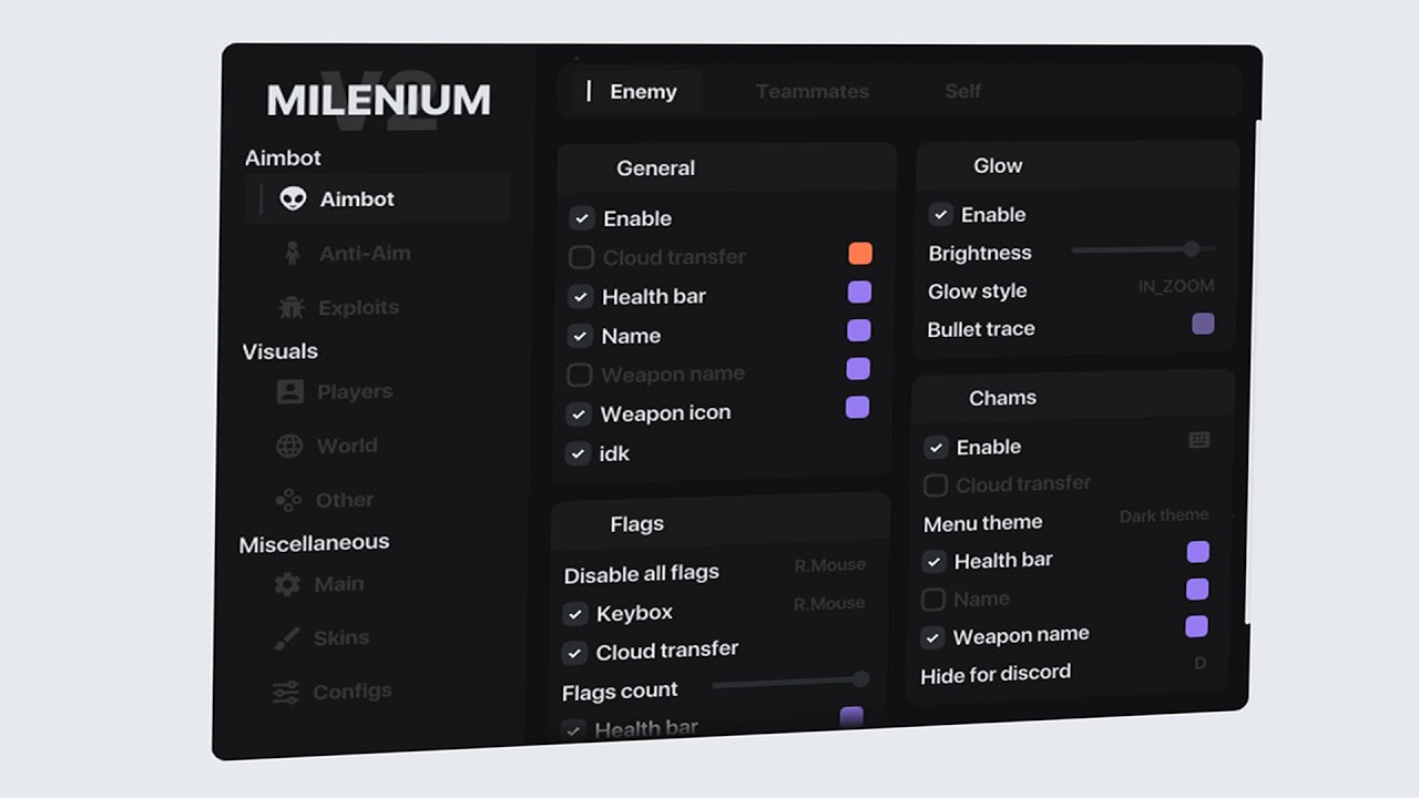 IMGUI MENU MILENIUM V2 REMAKE - YouTube