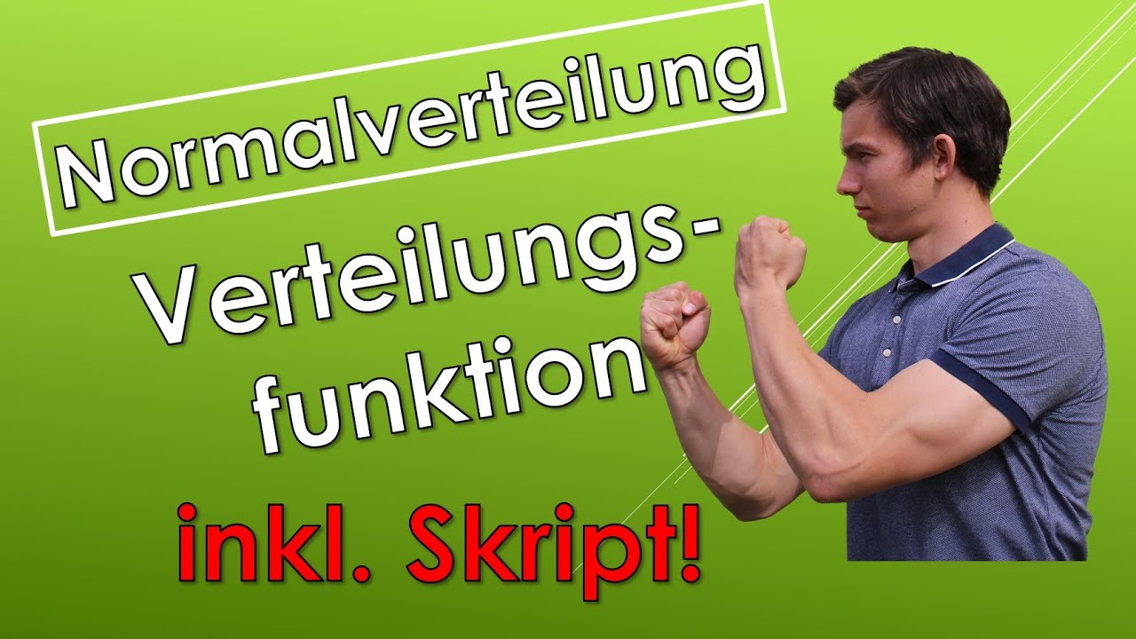 Normalverteilung - VERTEILUNGSFUNKTION - Erklärung, Beispiel (mit ...