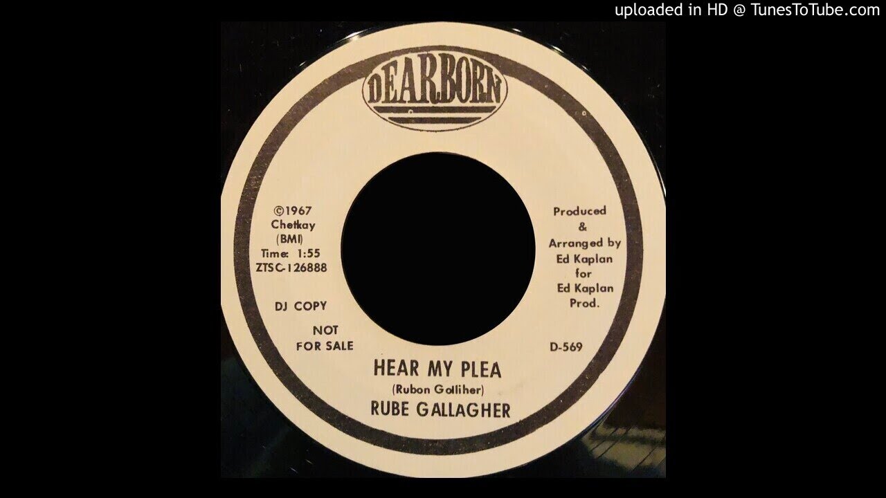 Rube Gallagher - Hear My Plea - Dearborn 45 - YouTube
