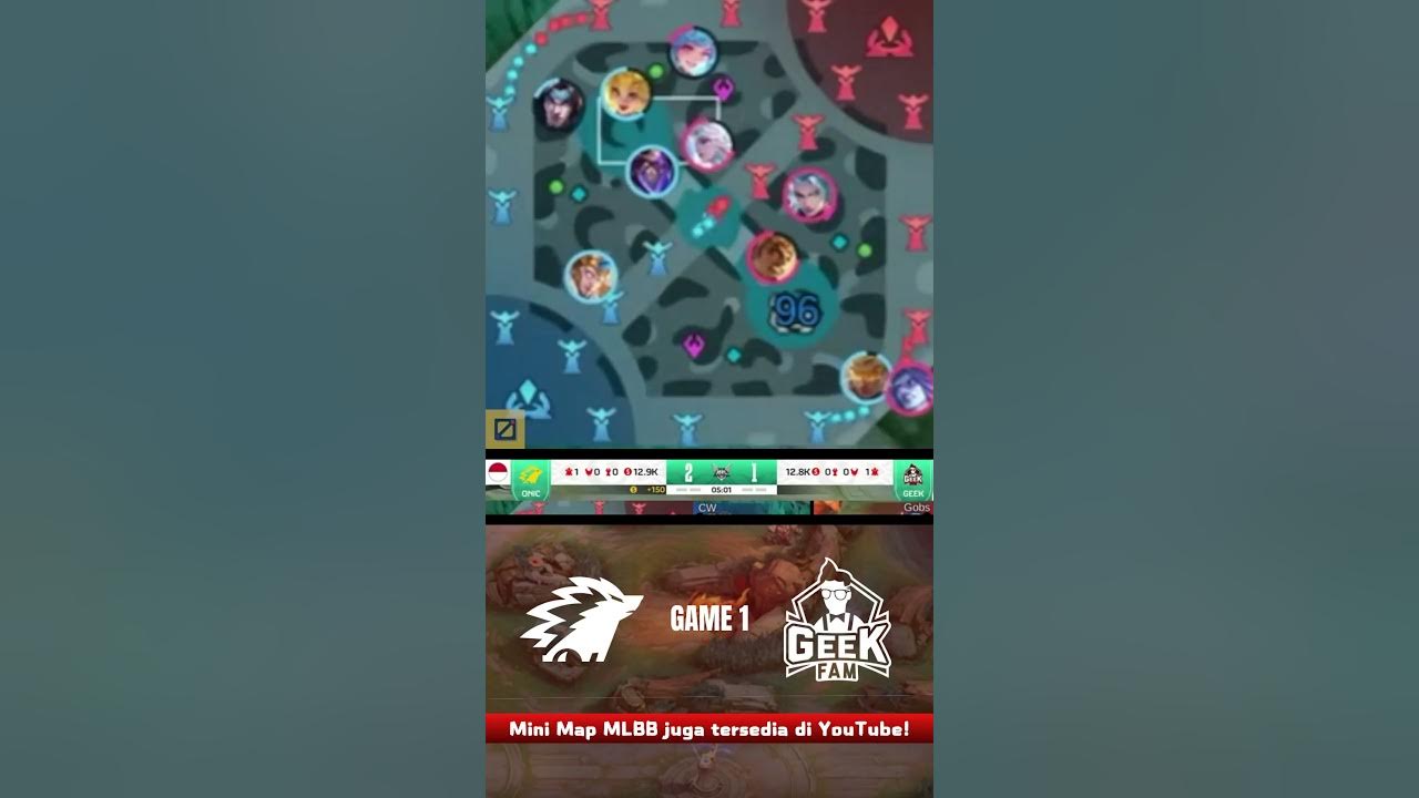 [Mini Map] ONIC vs GEEK - Game 1 - Week 2 Day 1 - Regular Season - MPL ID S15 - YouTube