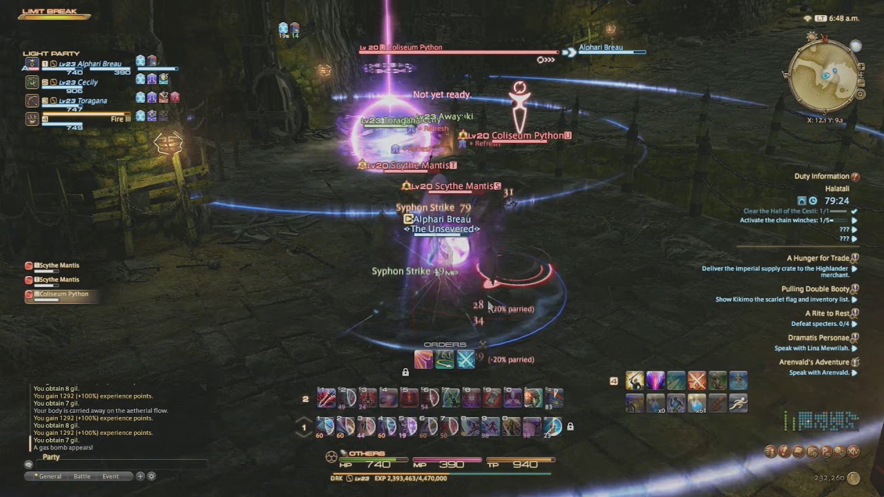 Final Fantasy XIV - Halatali Dungeon Full Run Tank Guide - YouTube