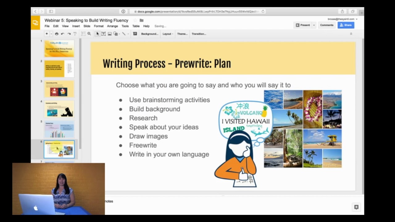 Speaking to Build Writing Fluency - YouTube
