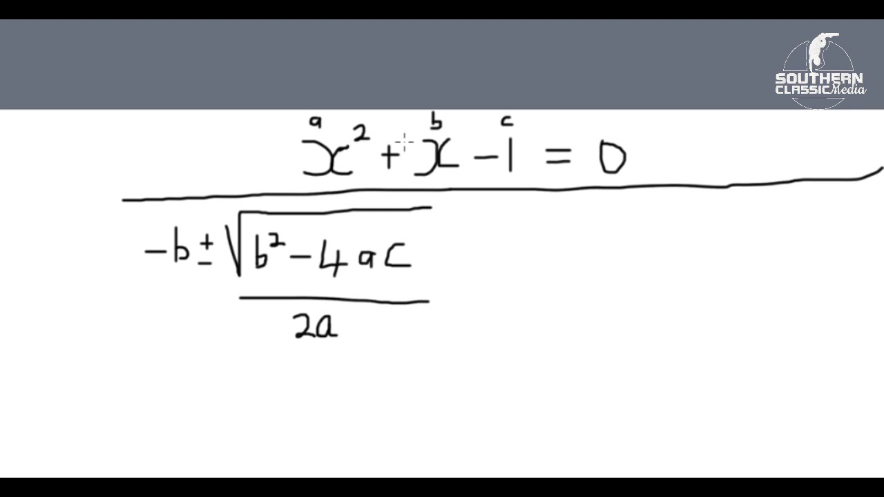 G12 Weekly Maths - How to Solve Quadratic Equations L1.. - YouTube