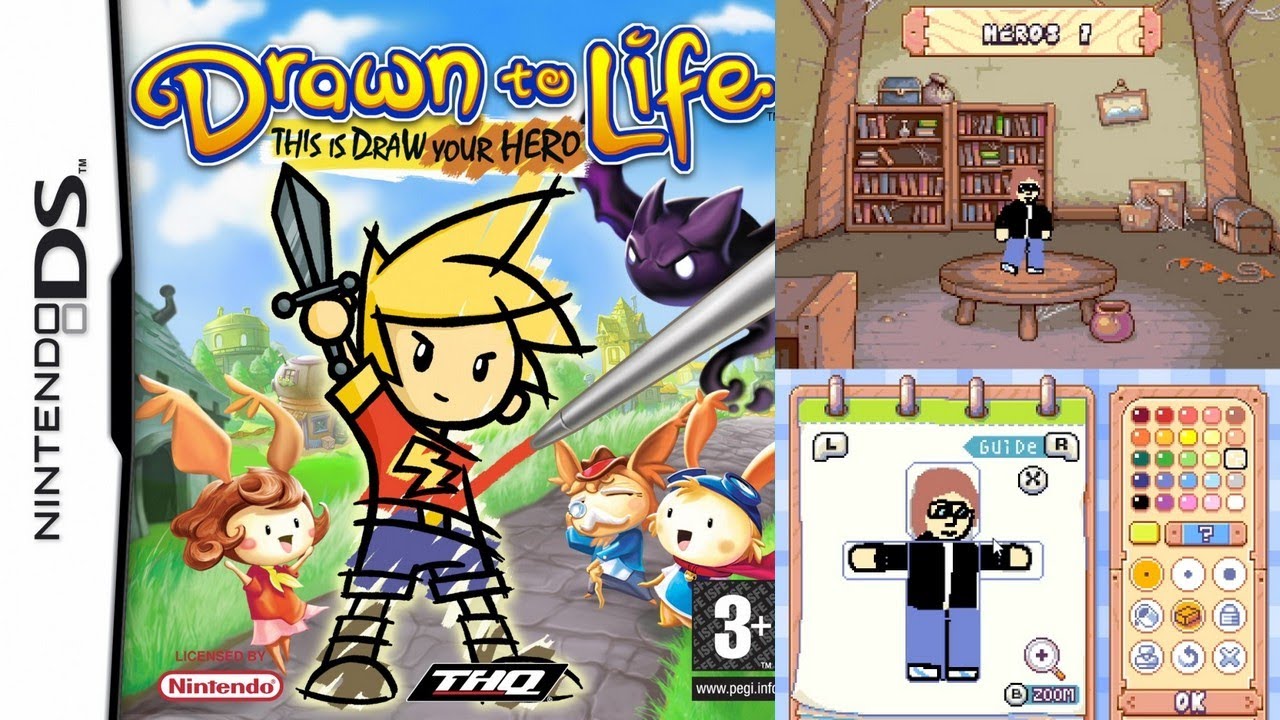 Drawn to Life : Dessine Ton Héros! (Nintendo DS - 2007) [Découverte ...