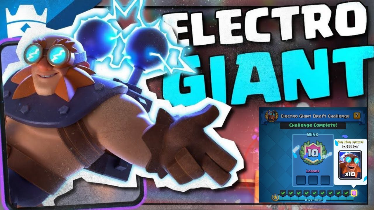 ELECTRO GIANT DRAFT CHALLENGE | ELECTRO GIANT NEW CARD GAMEPLAY - CLASH ...