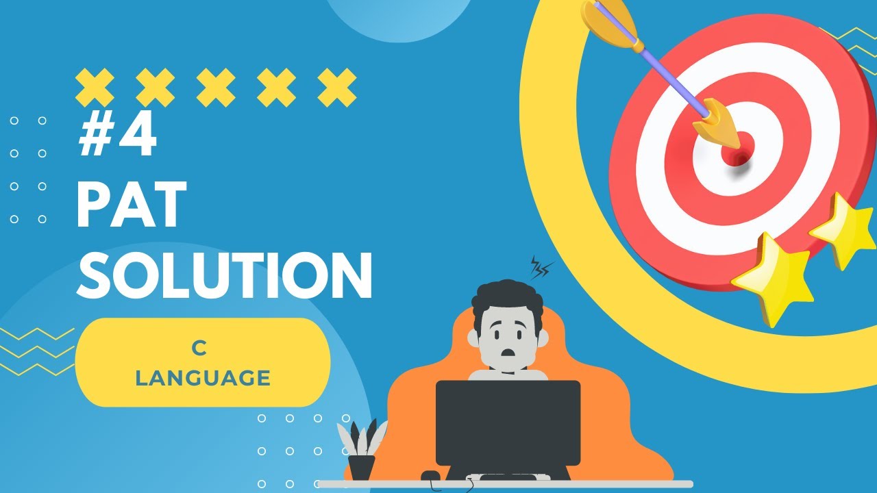 Exam Center | PAT Solution | VIT Chennai | C Language | - YouTube