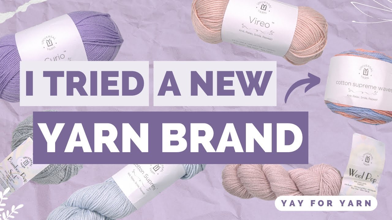 My First Time Trying Universal Yarn: First Impressions & Review - YouTube