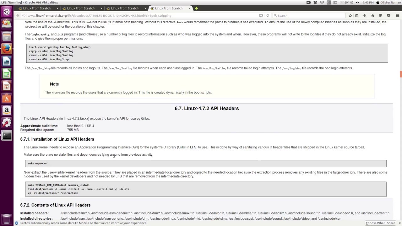 Linux From Scratch 9 Building The Basic Lfs System Youtube