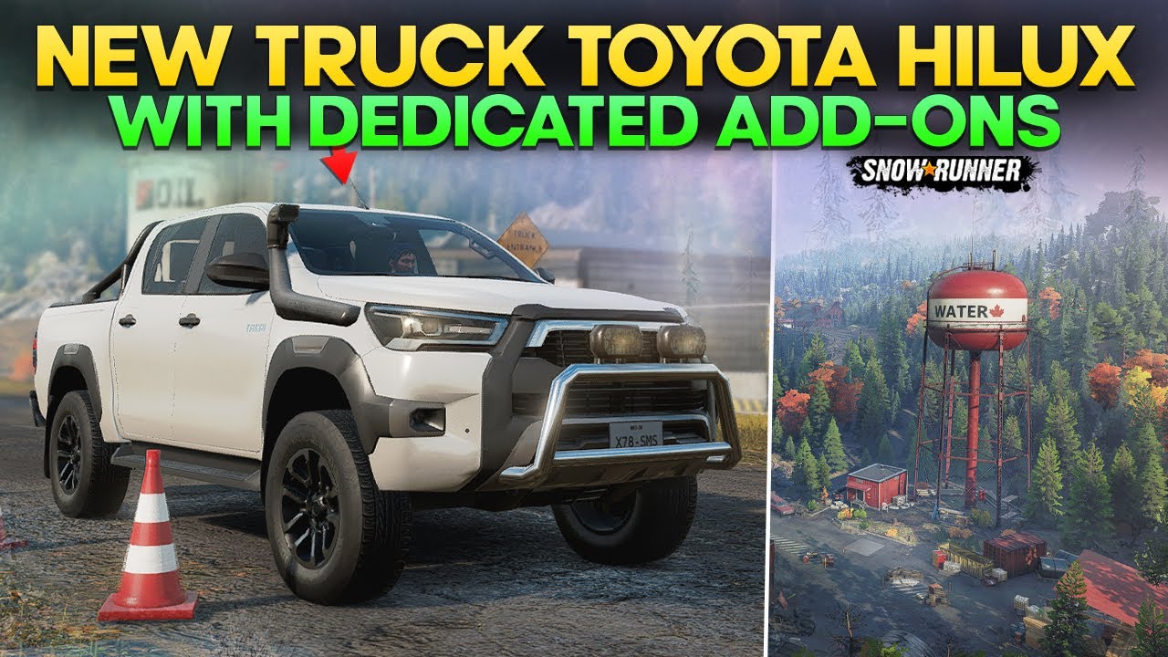 New Truck Toyota HiLux Rogue in SnowRunner with Own Dedicated Add-ons ...