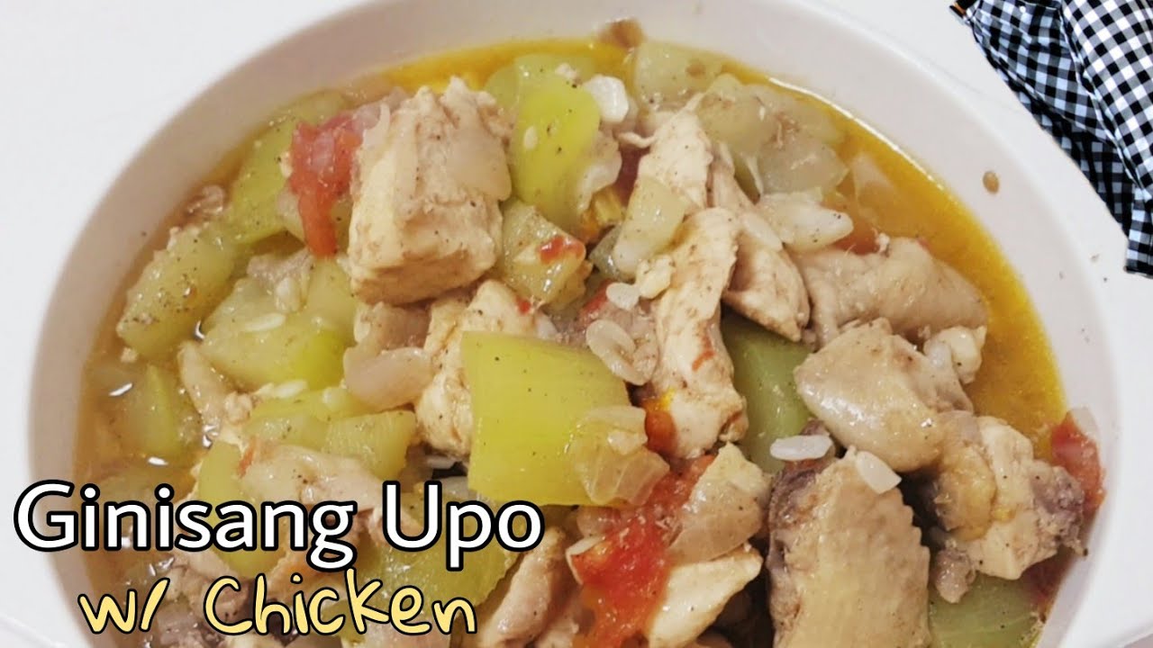 How to cook Ginisang Upo w/ Chicken |easy recipe - YouTube