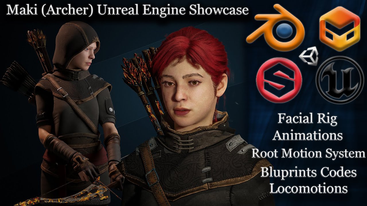 Game Ready Custom Meta human (Archer) UE5 Showcase - YouTube