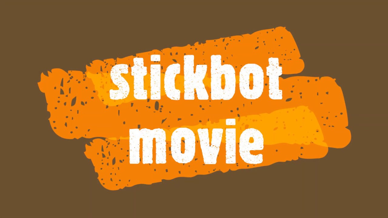 pink stick bot gets hit by orange - YouTube